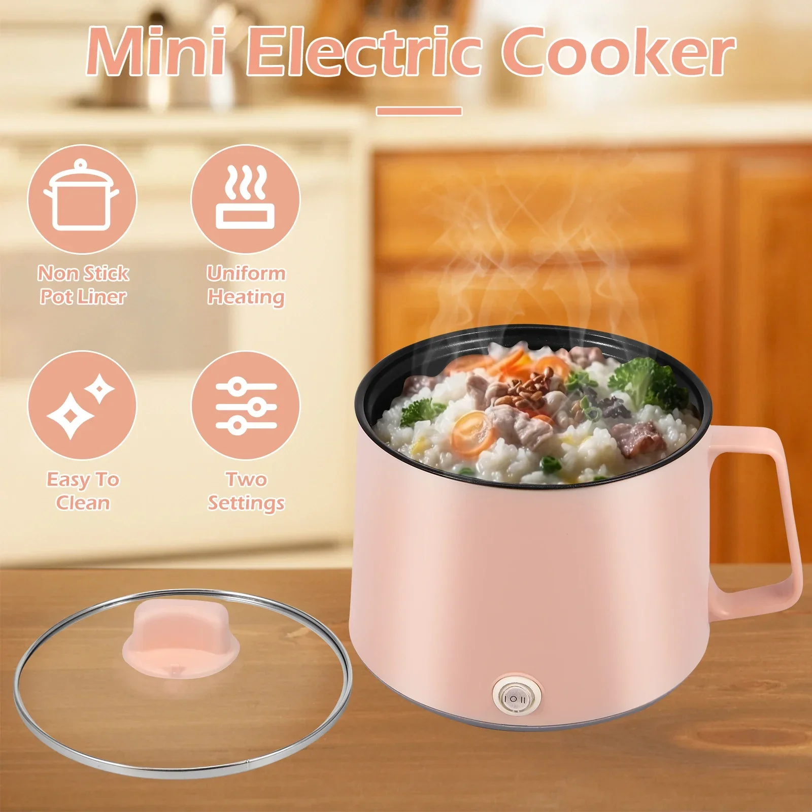 Mini-Electric-Rice-Cooker-Non-stick-Multifunction-Electric-Rapid ...