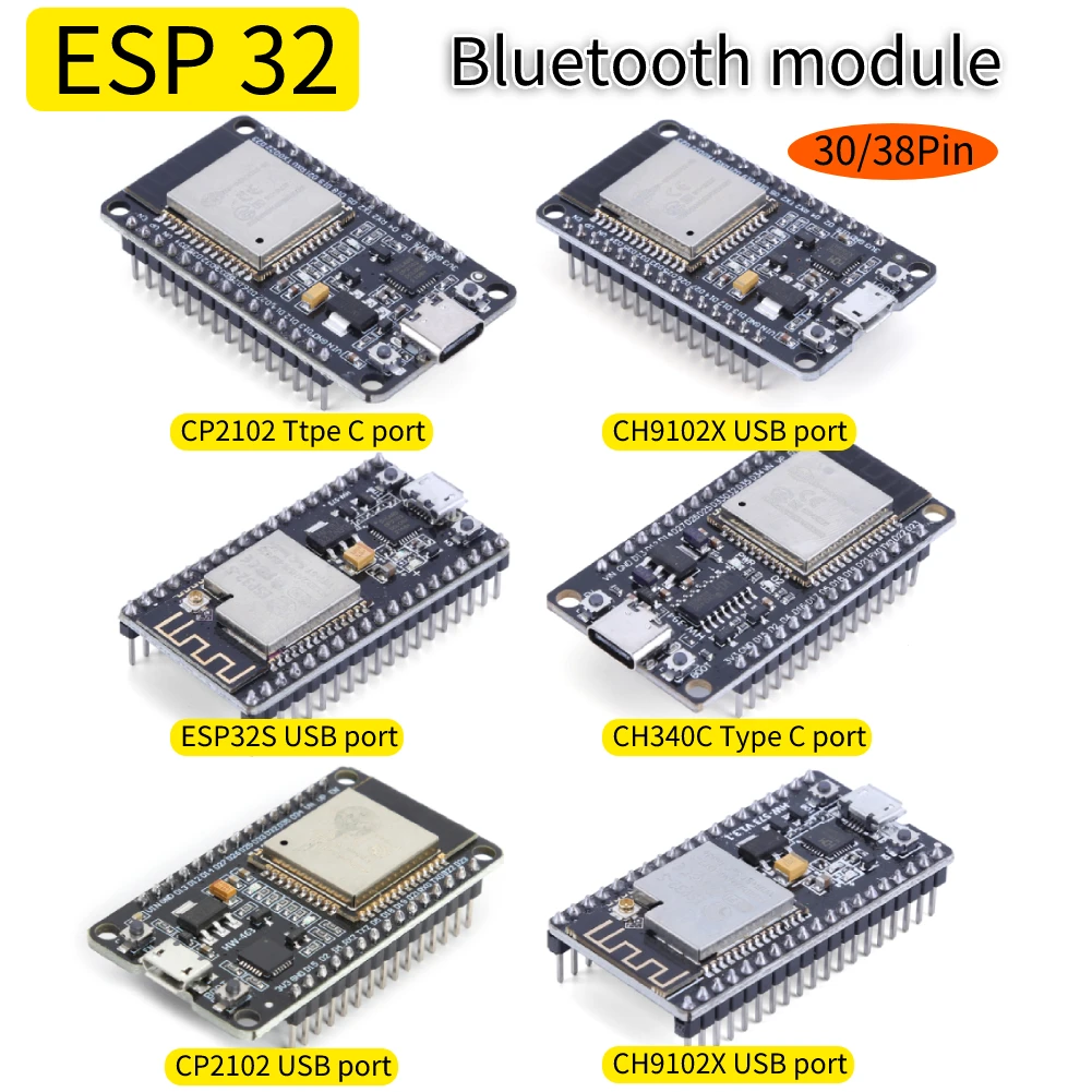 1Pc-ESP32-Development-Board-Micro-USB-Type-C-Wifi-Bluetooth-module ...
