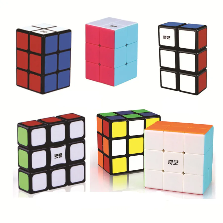 QiYi MoFangGe 1x2x3 1x3x3 2x2x3 2x3x3 Magic Speed Cube Puzzle Cubes ...