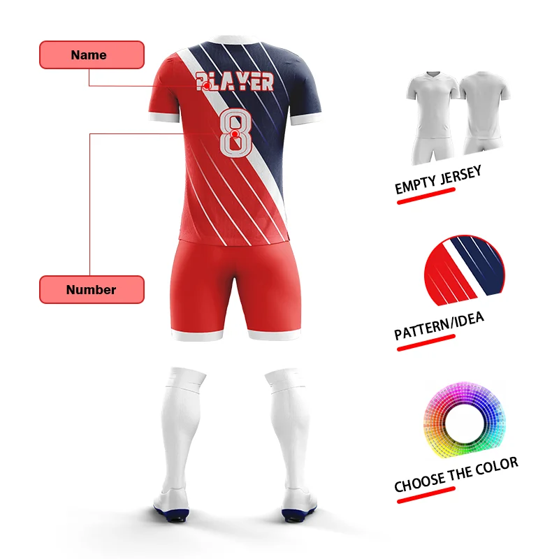 2022 Navy Blue Numbers