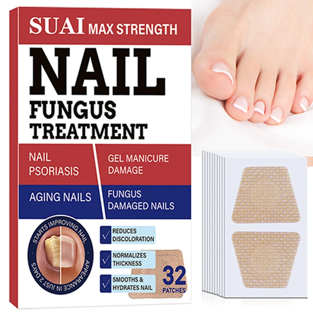 40-boxes-32pcs-box-Nail-Repair-Patch-Soft-Toenail-Inlay-On-Hands-And ...
