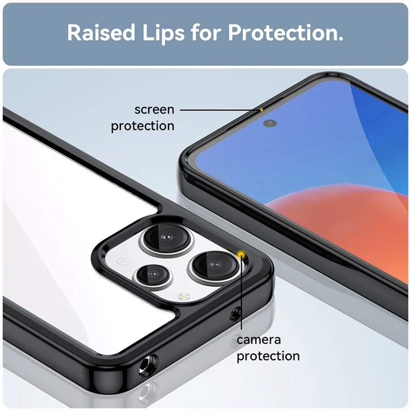For Xiaomi Redmi 12 Case for Xiaomi Redmi 12 Cover Shell Para Fundas ...