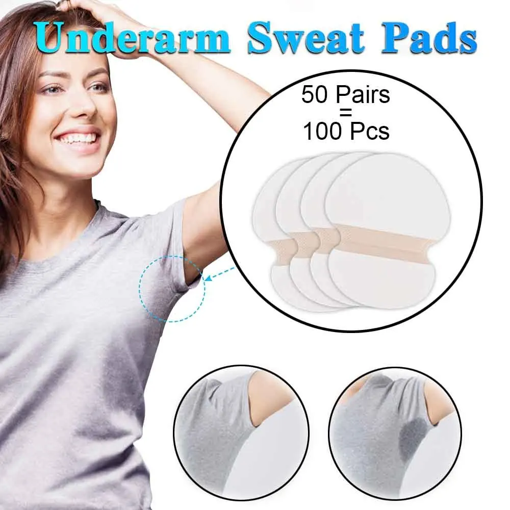 100/200/300/400pcs Summer Disposable Underarm Sweat Pads For Armpit ...