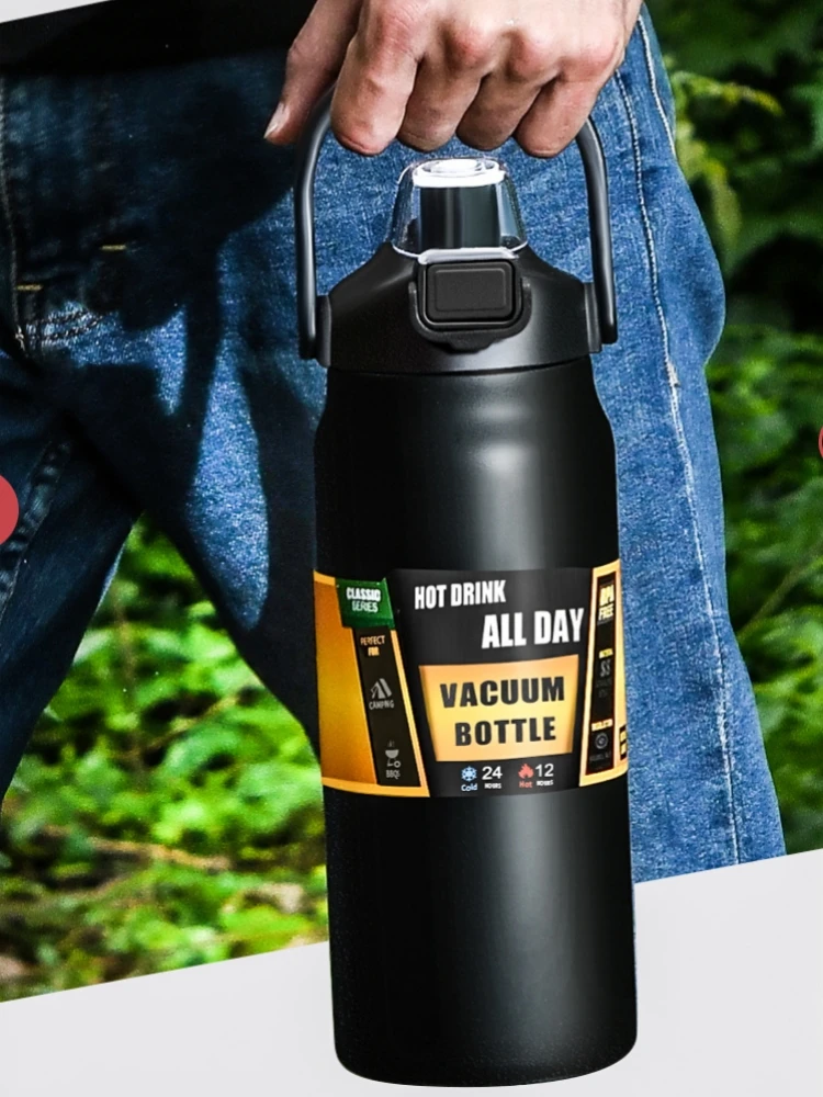 Thermos-portable-avec-paille-acier-inoxydable-304-tasse-thermique ...