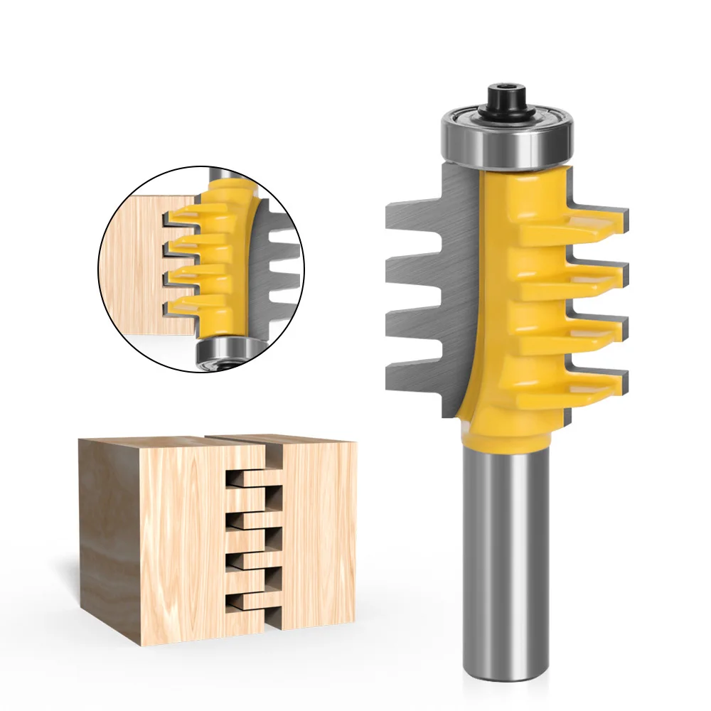 1 PC 6mm 1 4 8mm 12mm 1 2 Shank Finger Joint Glue Router Bit Milling jpg