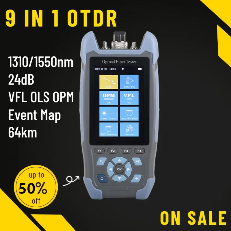 Pro-Mini-OTDR-active-fibe-Fiber-Optic-Reflectometer-980rev-with-VFL-OLS ...