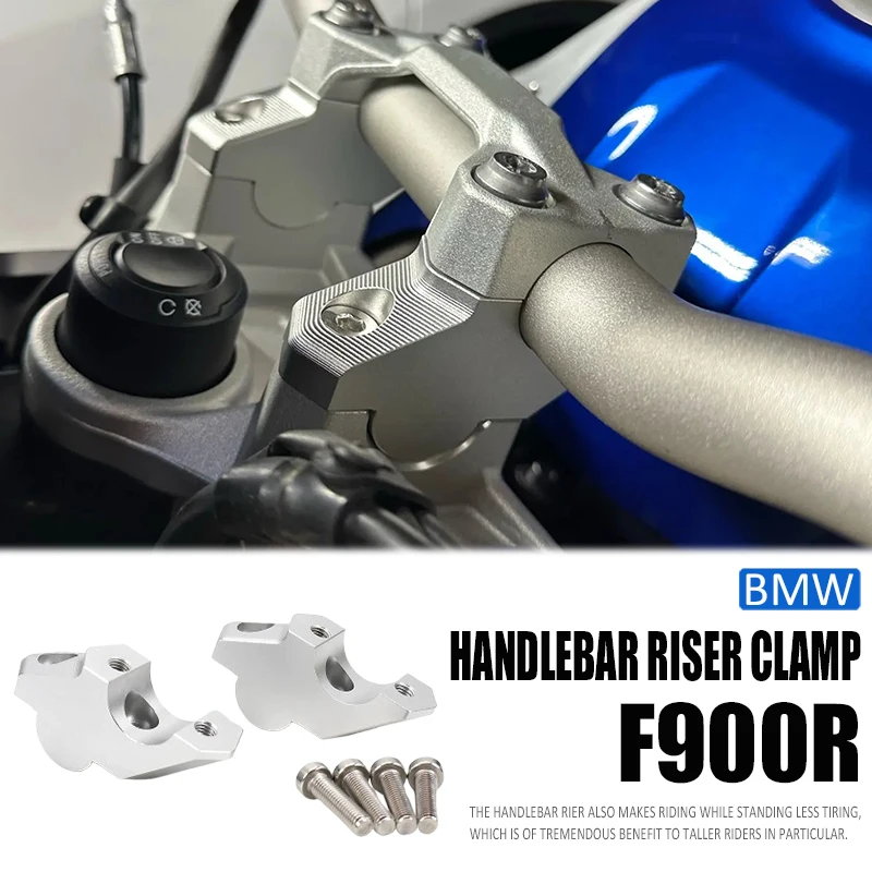 Motorcycle Accessories Handlebar Riser Drag Handle Bar Clamp Extend ...
