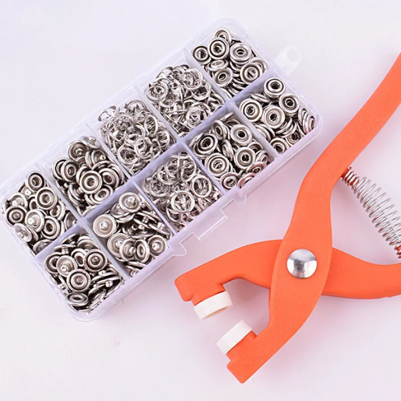 Juego-de-botones-de-costura-de-Metal-herramienta-de-alicate-9-5mm-Kit ...