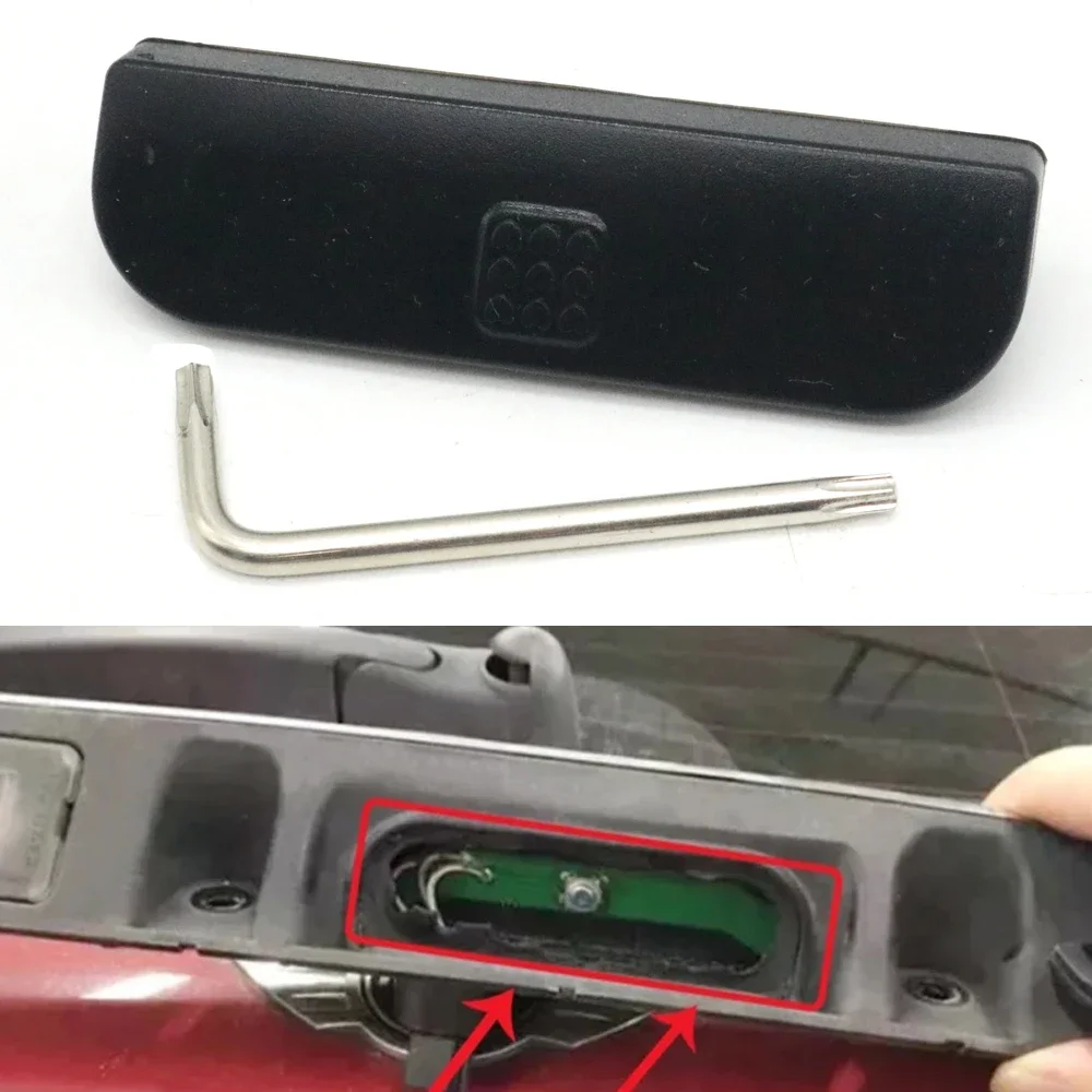 Car-Tailgate-Key-Switch-Rubber-Cover-Rear-Trunk-Door-Lock-Cap-Lid-For ...