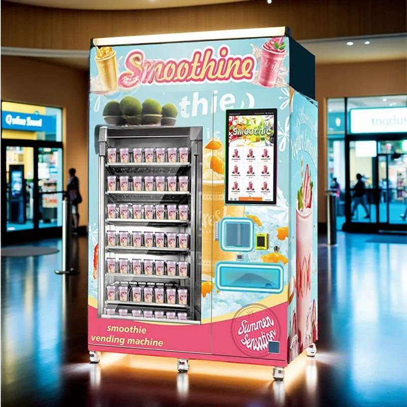 Custom Milkshake Vending Machine Fruit Smoothie Blender Vegetable Salad ...