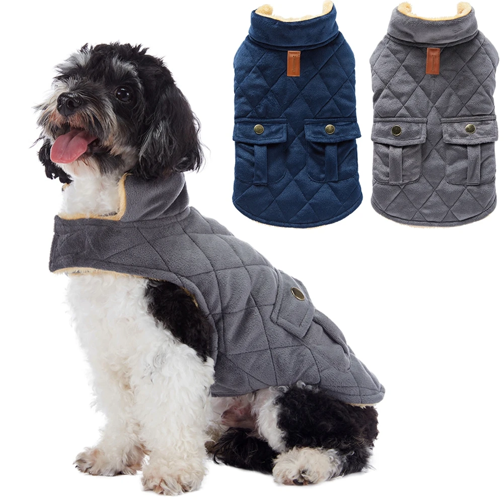 Dog-Winter-Coats-with-Leash-Hole-Cold-Weather-Fleece-Dog-Vest-Pet ...