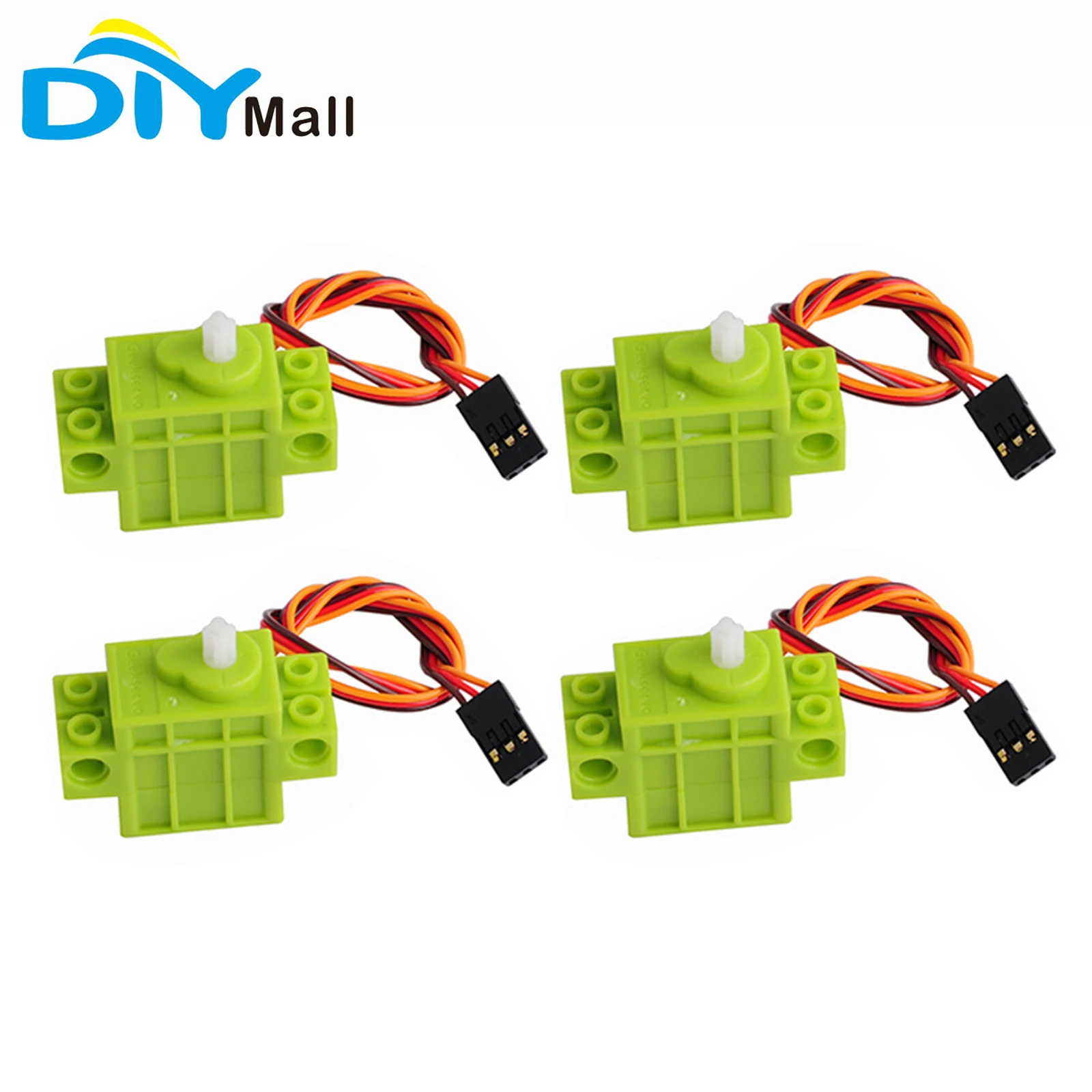 Servo Motor | Automation Modules - 4pcs/lot 360° Robot Smart Car Home ...