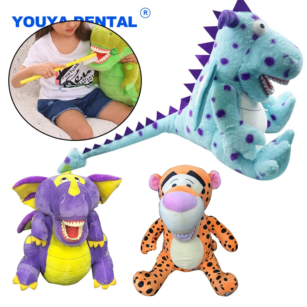 Tooth-Brushing-Dental-Plush-Toys-With-Toothbrush-Educational-Teeth ...