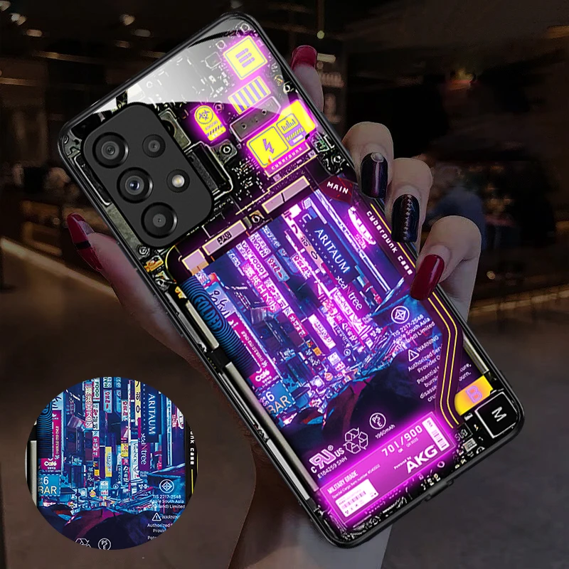 Cyberpunk-Style-Smart-Luminous-Cell-Phone-Cases-New-For-Iphone-14-plus ...