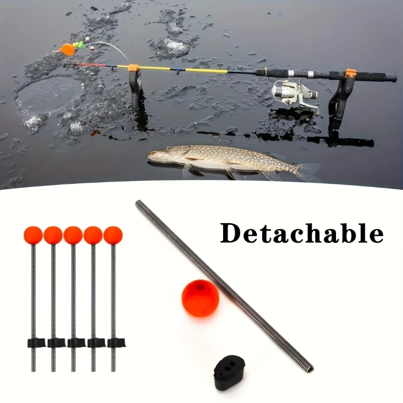 5/10pcs Winter Ice Fishing Rod Tip Mini Winter Ice Fishing Indicator ...
