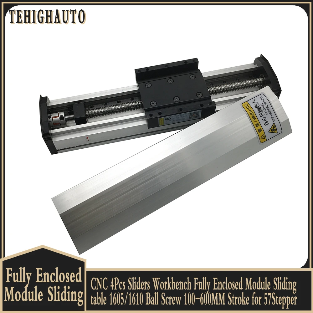 CNC-4Pcs-Sliders-Workbench-Fully-Enclosed-Module-Sliding-Table-1605 ...