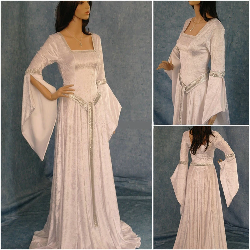 Galadriel-Cosplay-Kost-m-Arwen-Elfen-Elf-Kleid-Prinzessin-ballkleid ...