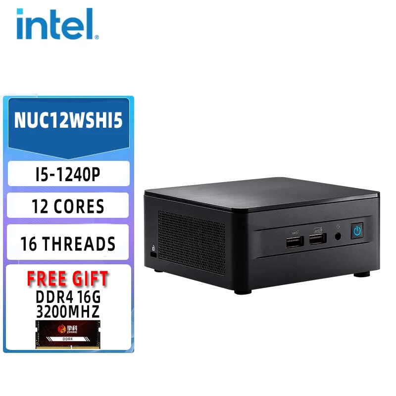 Intel®NUC MINI PC 12 Pro Suite Windows 11 NUC12WSHi5/NUC12WSKi5 Core ...
