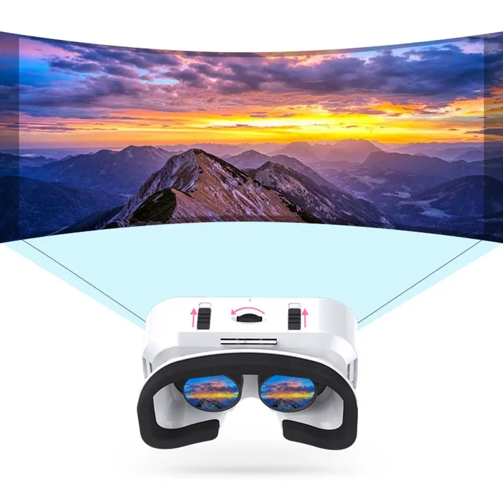 VR Shinecon 5.0 3D SC G05A 안경 VR 영화 게임 헤드셋 아이폰 삼성 가상 현실 헬멧| | - AliExpress