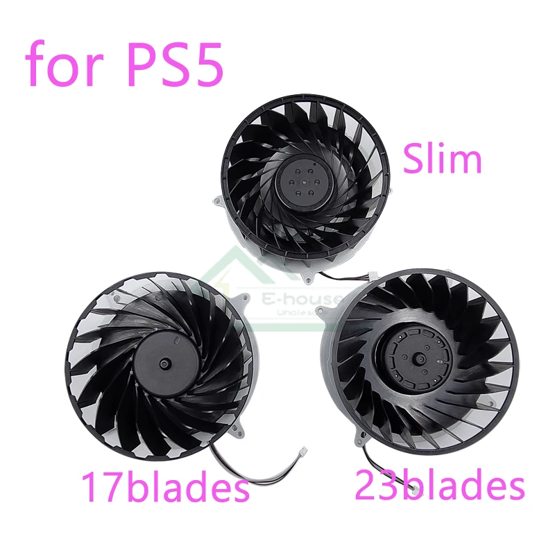For-PS5-Slim-Console-fan-for-PS5-Console-17-blades-Internal-Cooling-Fan ...