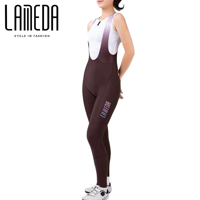 Lameda Cycling Pants Women 2022 Winter Thermal Fleece Trousers Winter Cycling Bib Long Pants for ...