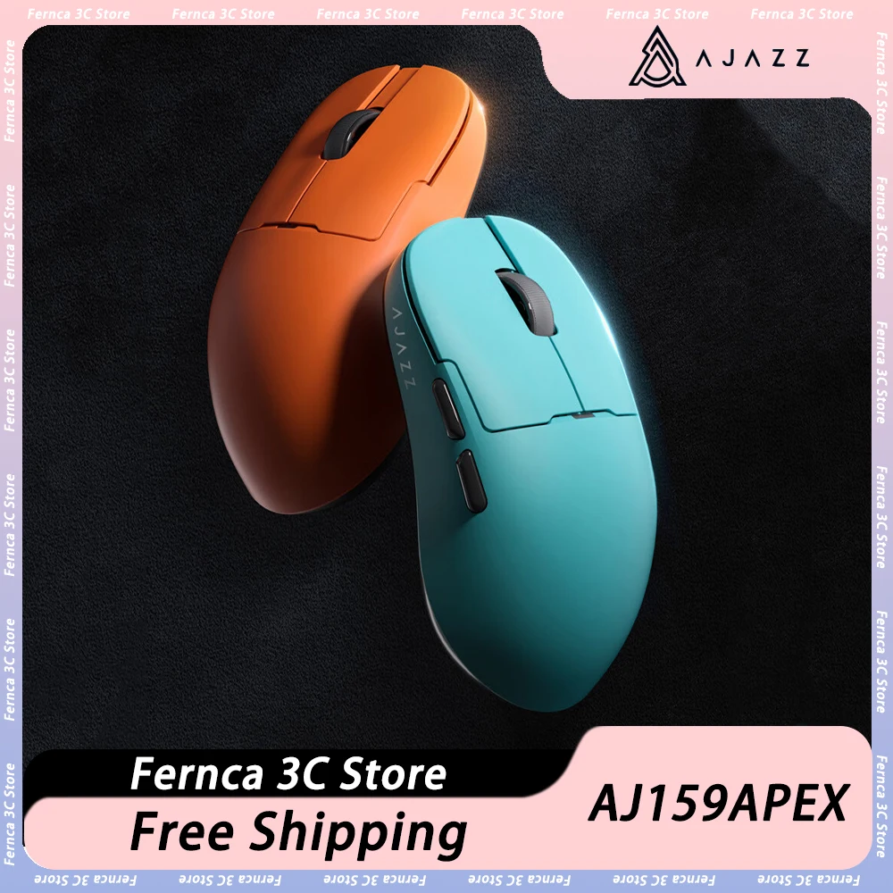 AJAZZ-AJ159-APEX-Mouse-Three-Mode-Wireless-8K-Sensor-Charging-Base-FPS-Gaming-Mouse-Lightweight ...