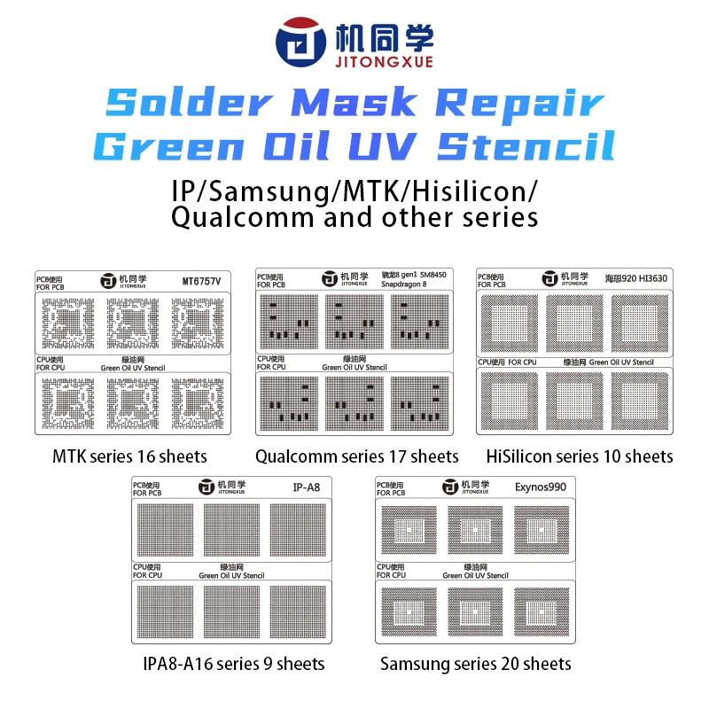 72PCS-JTX-GS-01-Solder-Mask-Repair-Green-Oil-UV-Stencil-For-IP-MTK-Qualcomm-Hisilicon.jpg