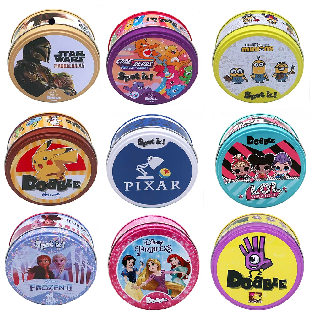 Spot It Dobble Card Game Gruffalo Princess Abc English Go Camping ...