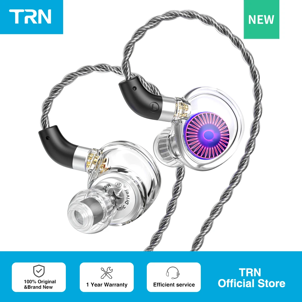 TRN-Medusa-Headphones-High-performance-HiFi-DLC-Dynamic-Earphones-TRN ...