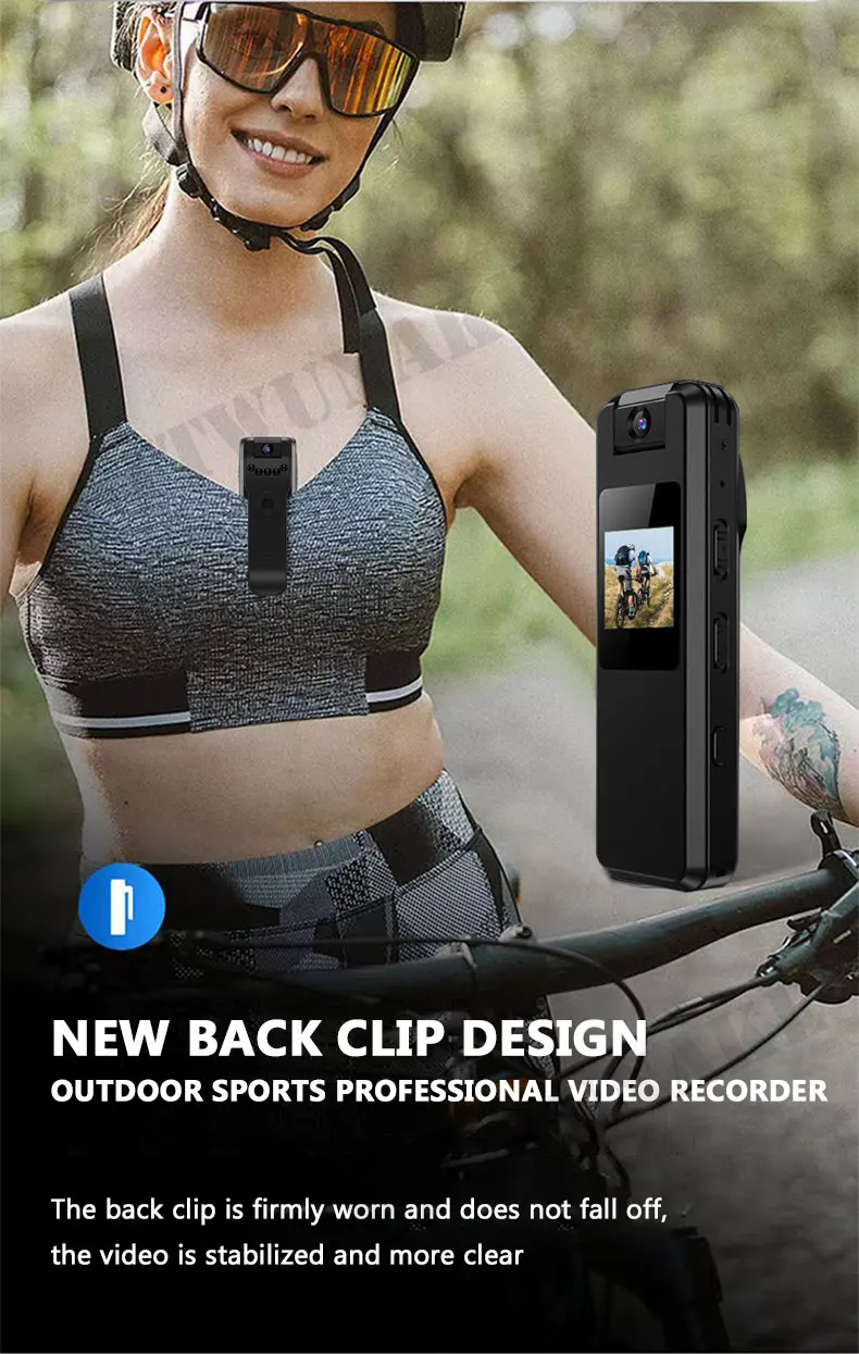 Mini Camera night vision HD 1080P wireless body cam digital micro ...