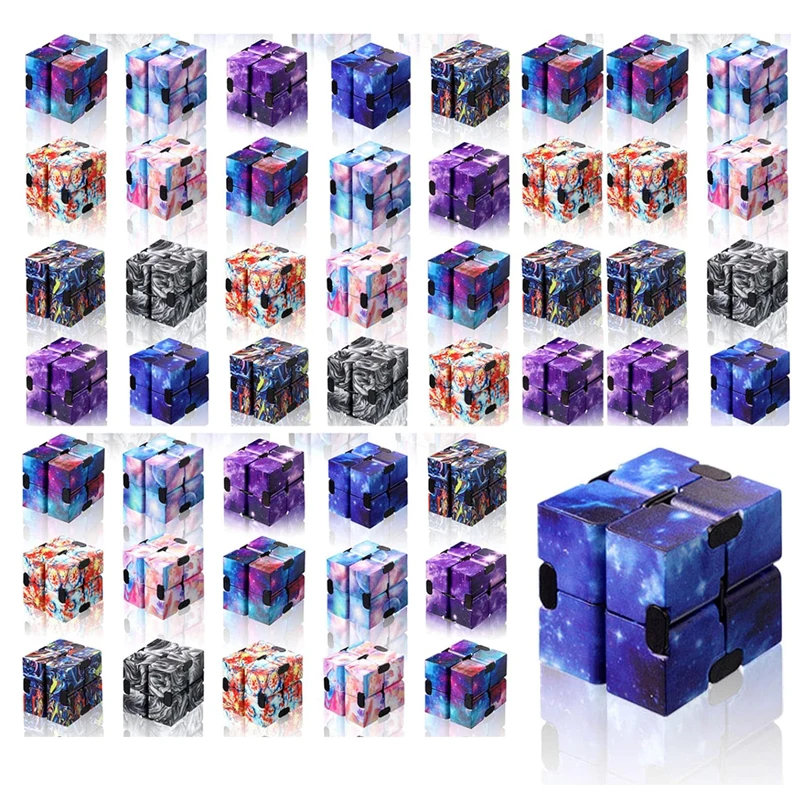 Galaxy-Infinity-Cube-Fidget-Ansiedad-alivio-del-estr-s-Juguetes ...