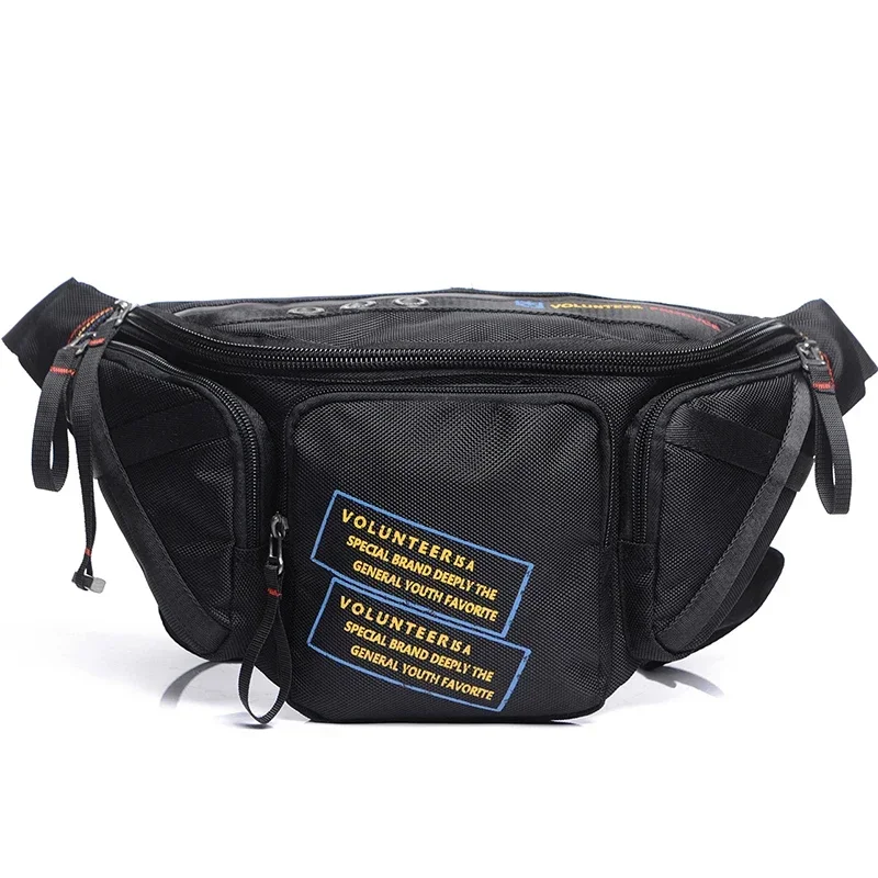 New-Waterproof-Oxford-Men-Waist-Chest-Pack-Casual-Purse-Multi-Pocket ...