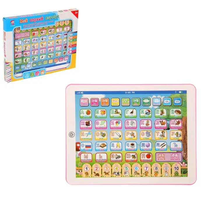 Educational tablet "ABC", 10 functions, battery operated, (Musical ...