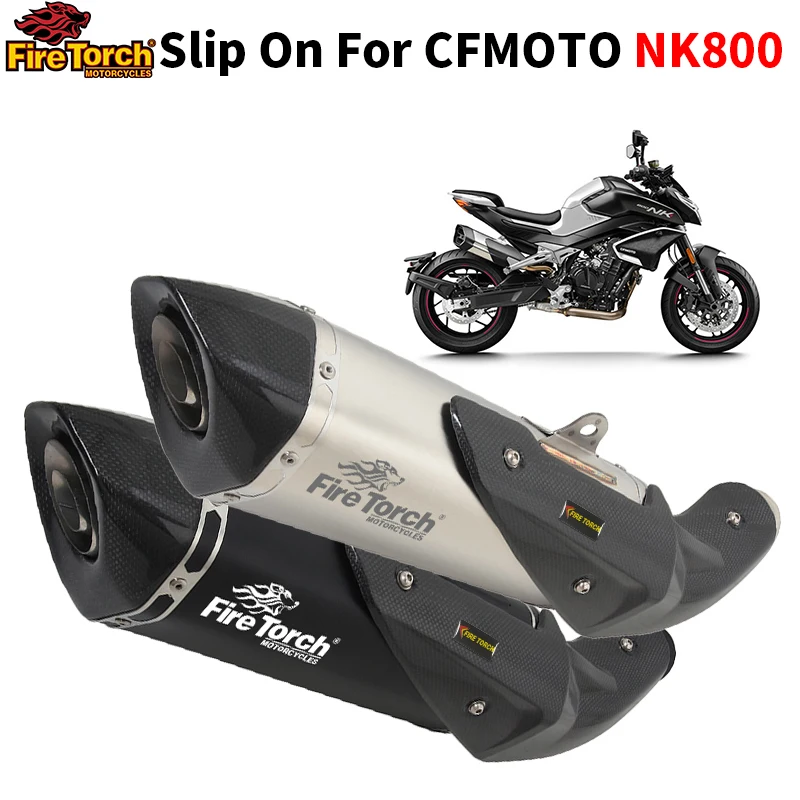 For-CFMOTO-NK800-Nk-800-Motorcycle-Exhaust-Silencer-Full-Systems ...