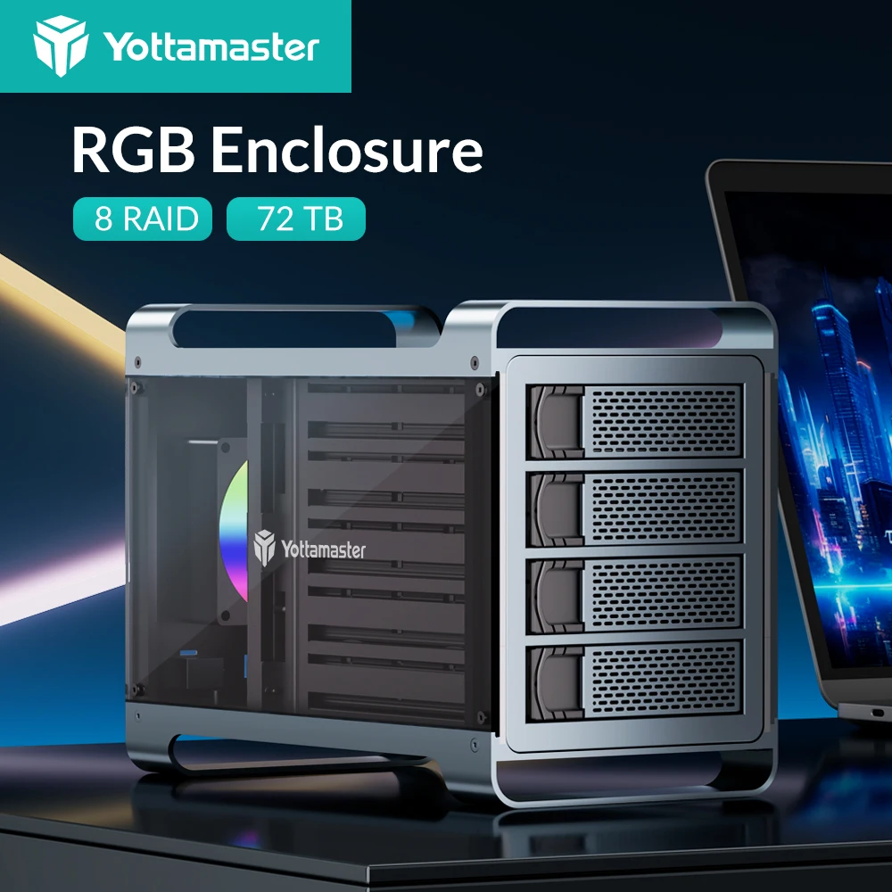 DF4-Yottamaster-4-Bay-RAID-External-HDD-Enclosure-2-5-3-5-SATA-SSD ...