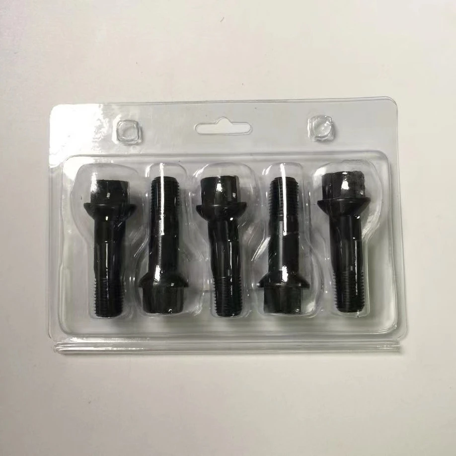5pcs 36136781151 M14x1.25 Black Steel Wheel Lug Bolt Nut For BMW X3 X5 ...
