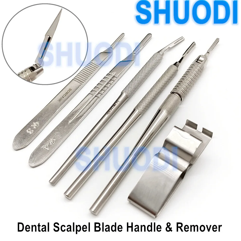 Dental-Surgical-Scalpels-Handle-Surgical-Blade-Handle-Holer-Blade ...