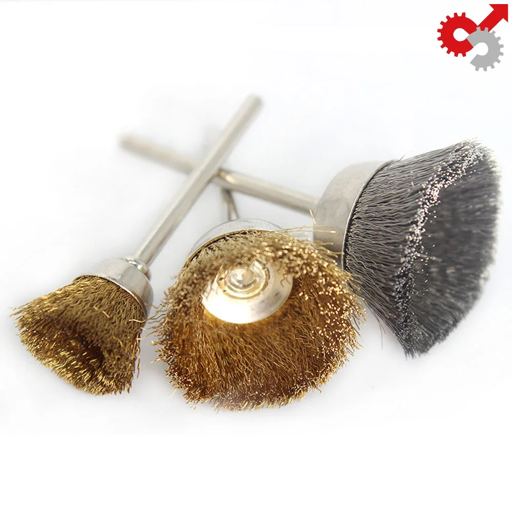 3mm-Grinding-Brass-Steel-Wire-Brush-Bowl-Flat-Metal-Rust-Removal ...