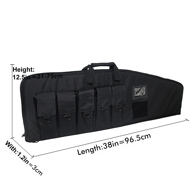 38-40inch-Rifle-Case-Tactical-Gun-Case-for-AR15-with-5-Pouches-Heavy ...