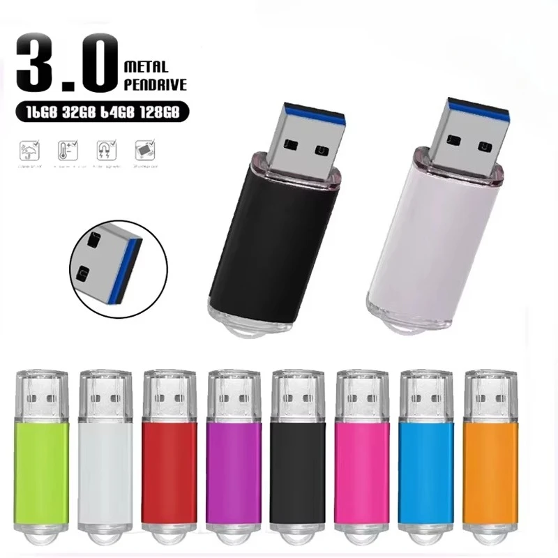 New USB 3.0 Pen Metal Drive 8GB USB High Capacity Flash Drive 64GB ...
