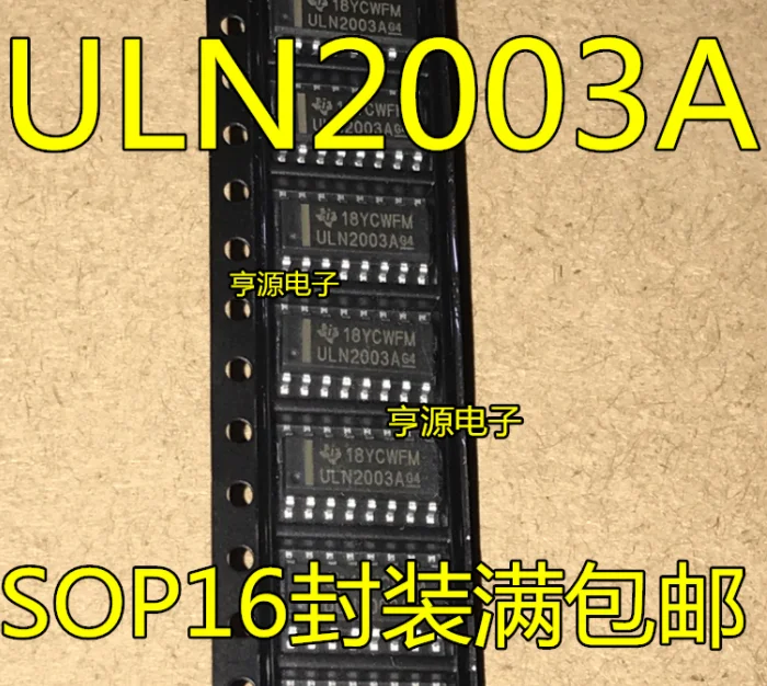 10 50pçs/lote NEW ULN2003 ULN2003A ULN2003ADR ULN2003AG ULN2003ANSR ...
