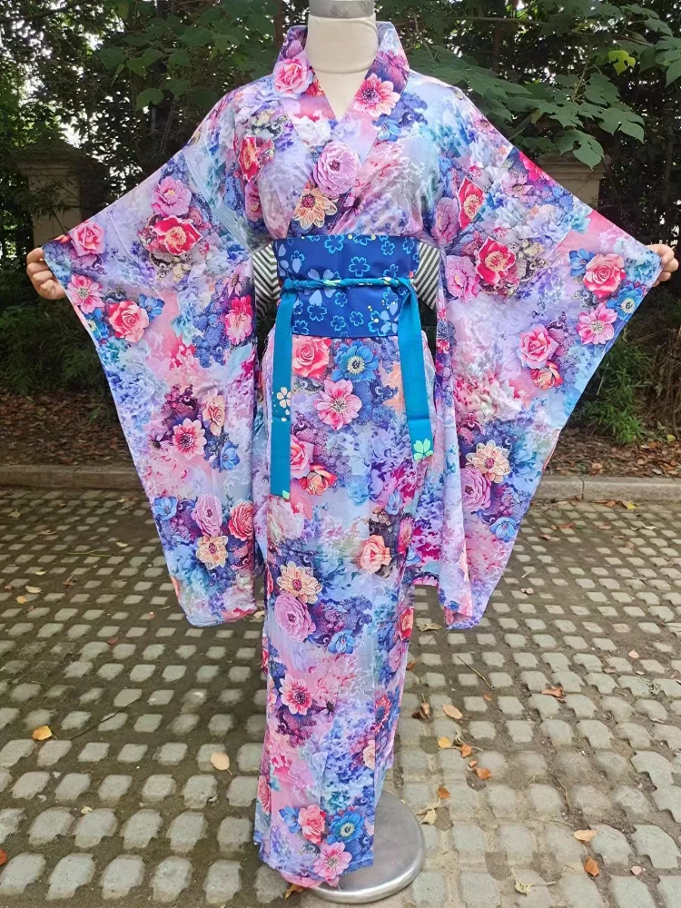 Cross-Border-Japanese-Traditional-Women-s-Formal-Yukata-Long-Loose-and ...