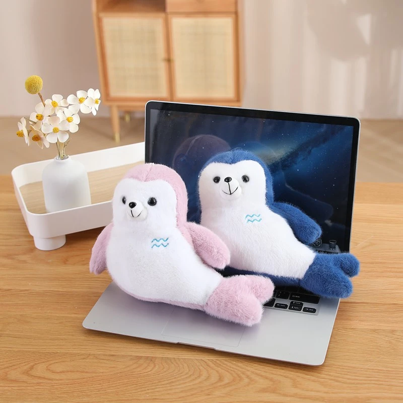 25CM Kawaii Seals Plush Toy Stuffed Soft Fluffy Sea Animals Sea Lion ...