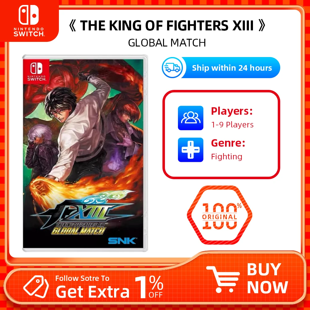 Nintendo-Switch-EL-REY-DE-LOS-Fighters-juego-de-cartas-para-Switch-OLED ...