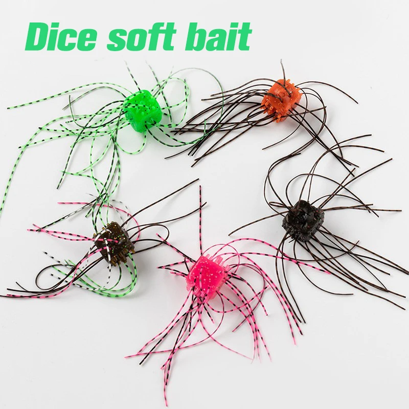 6pcs-Nonosp-Dice-Soft-Bait-JP-Explosion-Handmade-Road-Runner-Bait-Creek ...