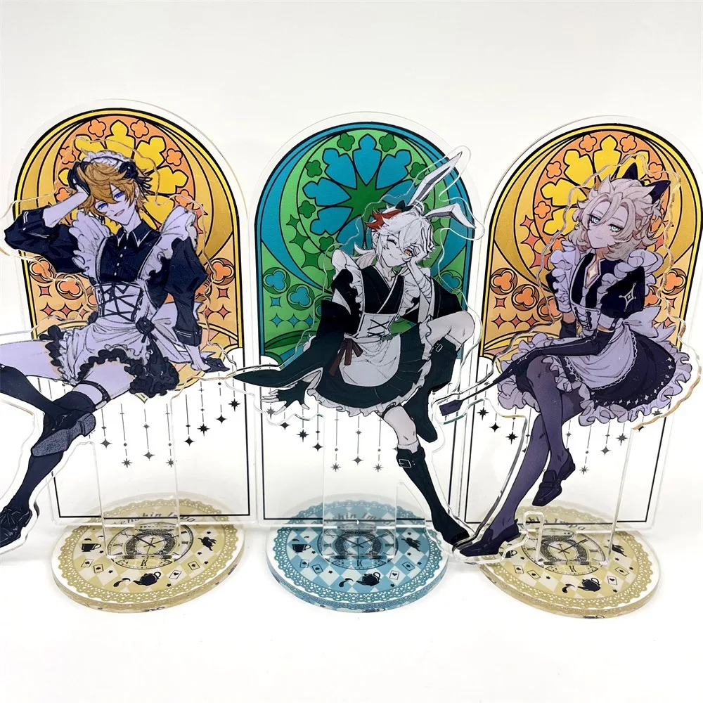 Genshin Acrylic Stand Impact Creative Maid Cosplay Wanderer Mandrillic ...