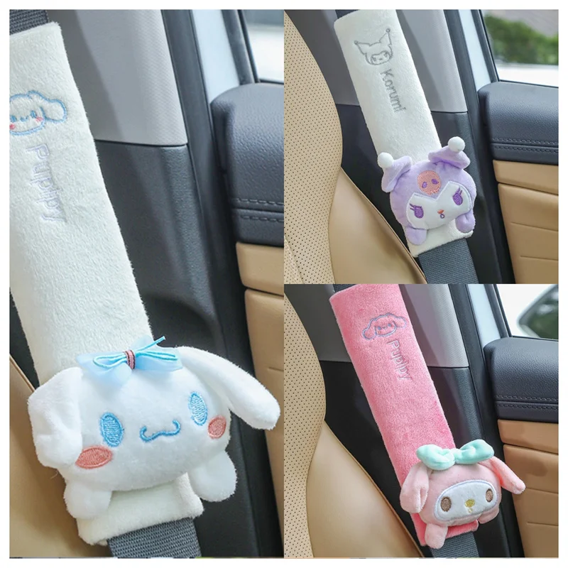 Sanrio-Kawaii-Cinnamoroll-Car-Seat-Belt-Shoulder-Cover-Cartoon-Car ...
