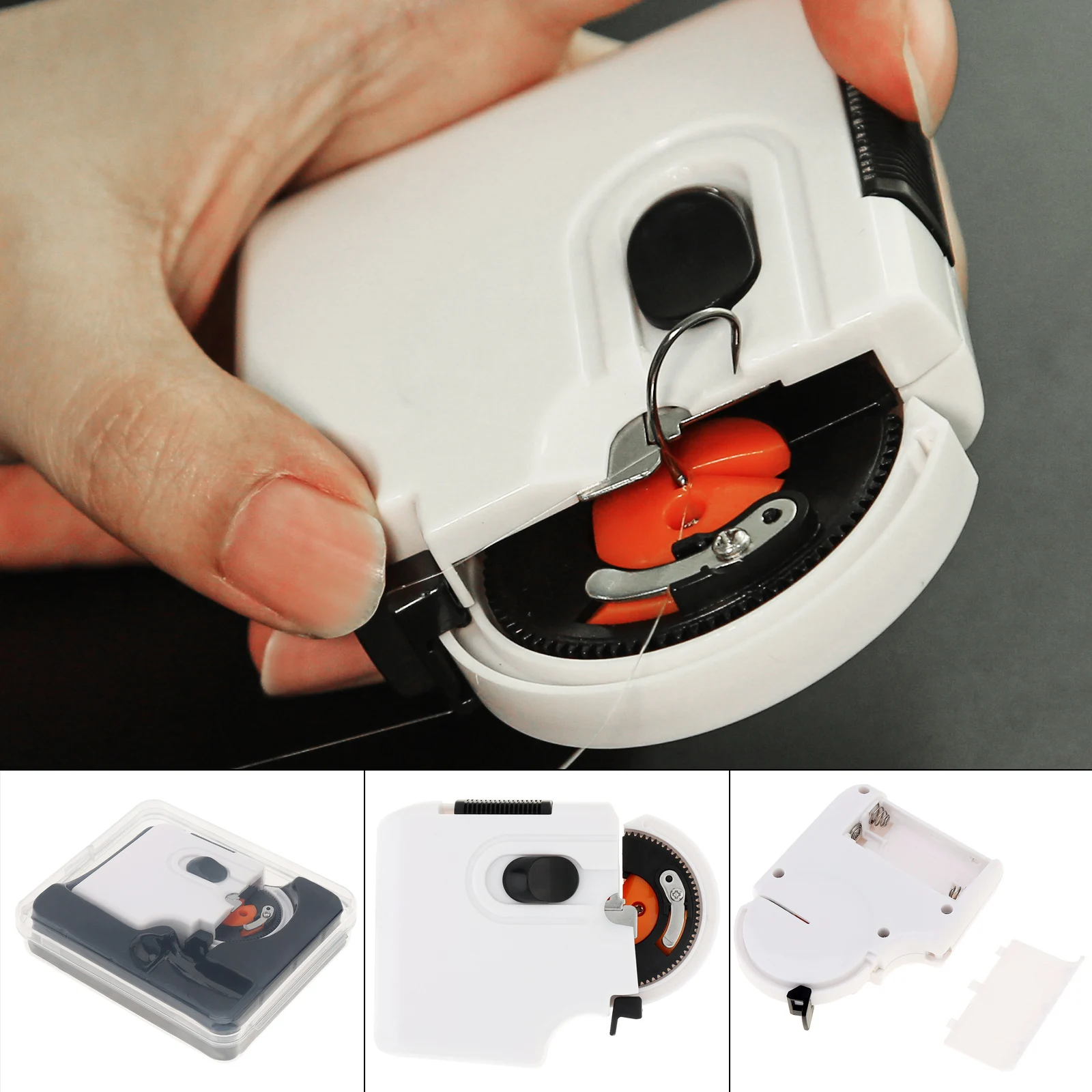 Portable not Waterproof Electric Automatic Tie Fast Fishing Hook Tier ...