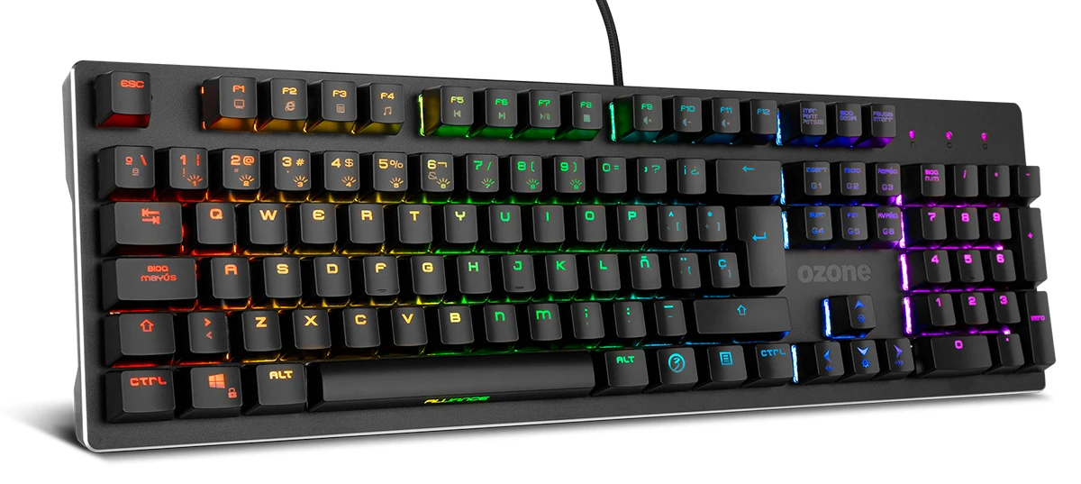 OZONE ALLIANCE hybrid mechanical Gaming keyboard, CrossTech hybrid ...