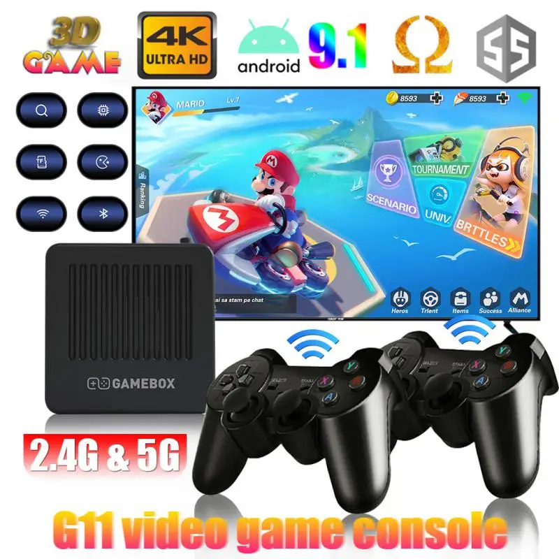 Consola-de-videojuegos-4k-mando-inal-mbrico-4k-G11-64-GB-128-GB-para ...